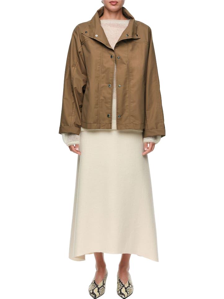 BIMBA Y LOLA short batwing trench jacket
